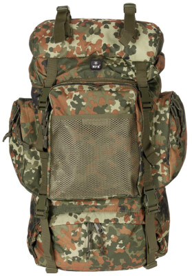 German Army Tactical Backpack 55 L Flecktarn Bundeswehr MFH New ...