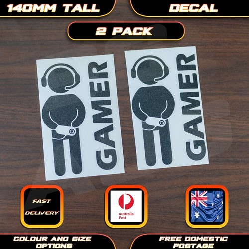 Gamer Gaming Playstation Xbox PC Nintendo Sticker Decal Car Bumper ...