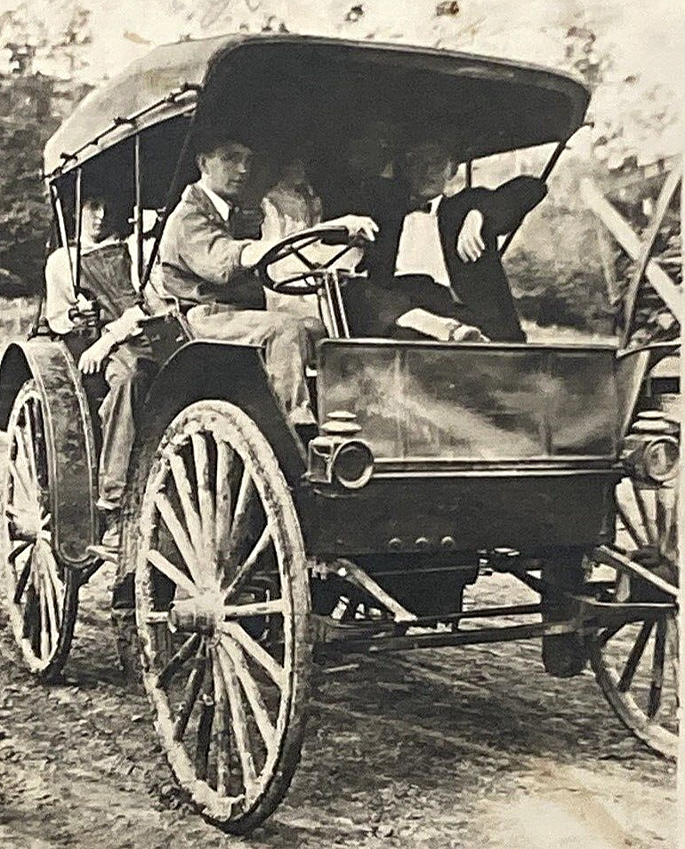 Family Driving in Touring Car 1914 NOKO Real Photo Postcard RPPC B176 ...
