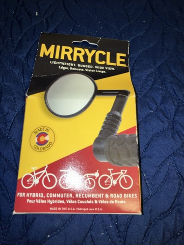 Mirrycle Bicycle Bike Bar End Mountain Mirror - Black for sale online ...