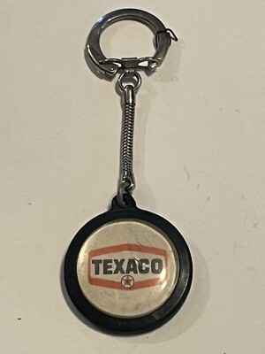 RARE-1970s VINTAGE “TEXACO”GAS STATION PROMO KEYCHAIN/KEYRING/KEYFOB 👀 ...