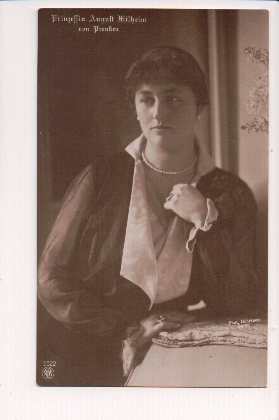 Vintage Postcard Princess Alexandra Victoria of Prussia Princess August ...