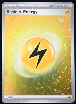 Pokemon TCG Basic Lightning Energy 004 151 Cosmos Holo Single or ...