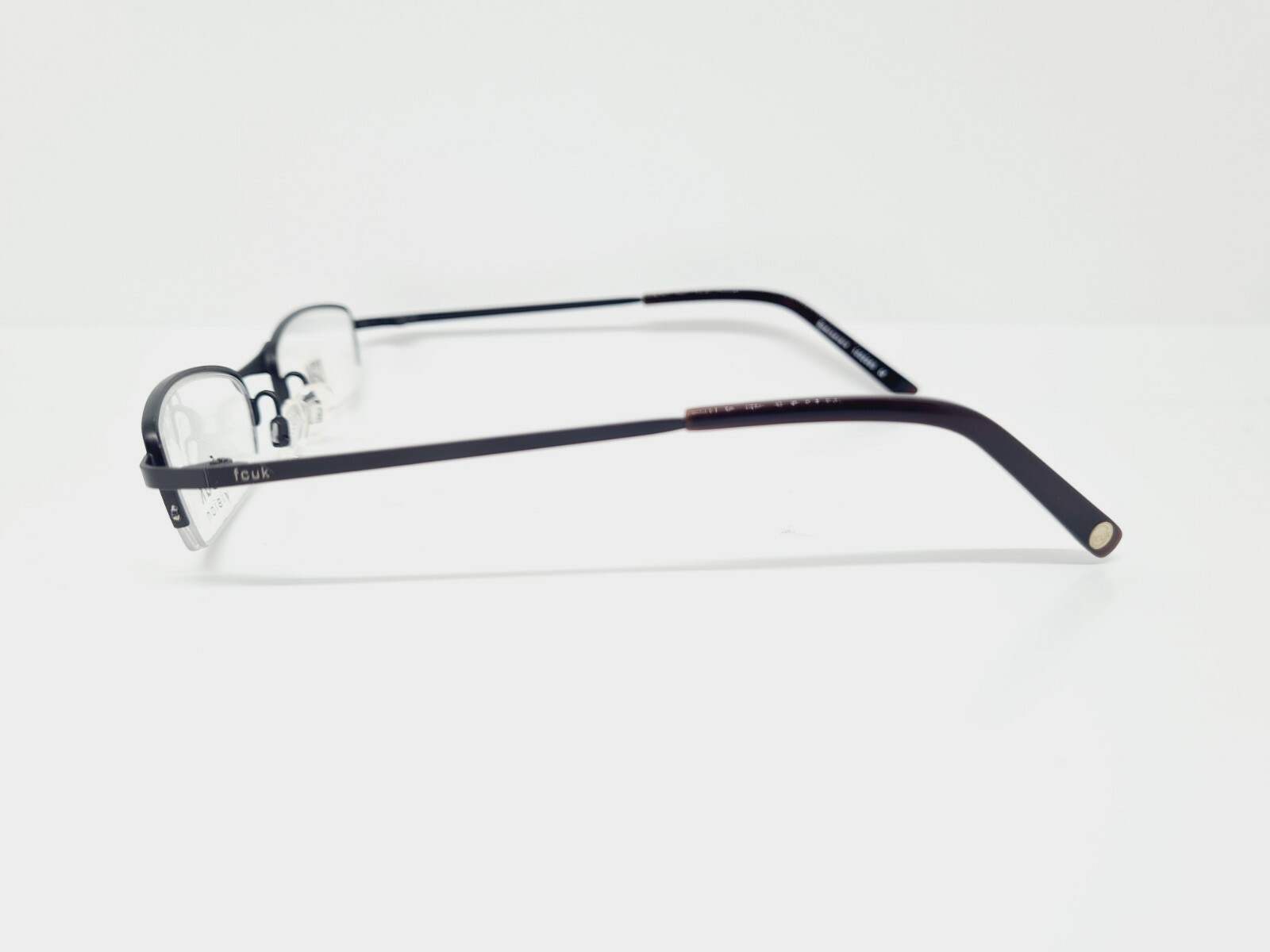 FCUK 37 Vision Teen Semi Rimless Metal Eyeglasses Frames New Ex Display ...