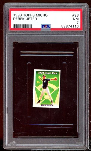 Derek Jeter Rookie Card 1993 Topps Micro #98 PSA 7 | eBay