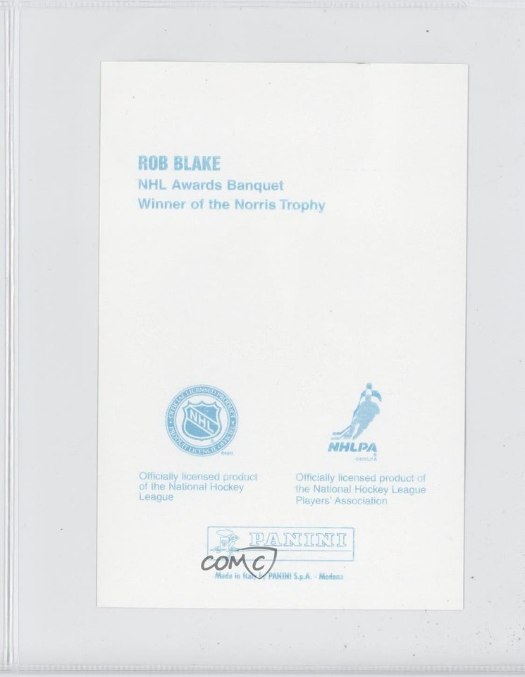 1998-99 Panini Photocards Rob Blake (Awards Banquet) HOF | eBay