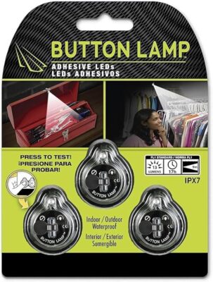 Button Lamp Adhesive Leds Light Package Lightweight Ultra Small Ultra ...