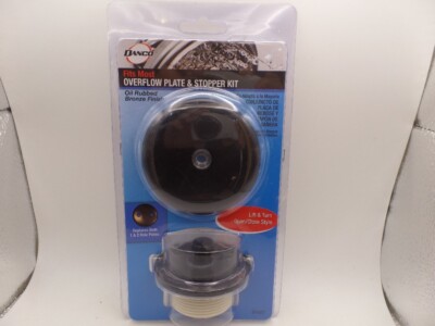 DANCO 89487 LIFT & TURN BATH TUB DRAIN TRIM KIT + OVERFLOW IN OIL ...