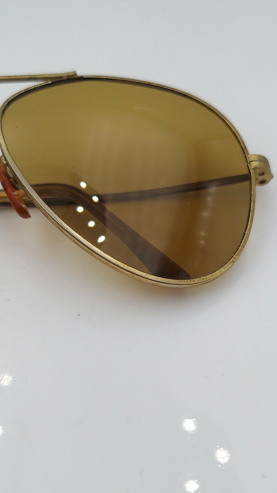 Vintage Merit Gold Pilot Sunglasses Frames - Gem