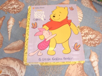 Golden Book Disney's, Winnie the Pooh Collection ,6 little golden books ...