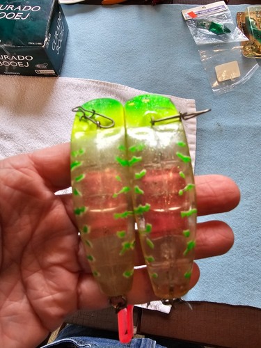 K13 Luhr Jensen Pre-Rapala Kwikfish CLEARWATER SPARKLE CHART HOT TAIL ...