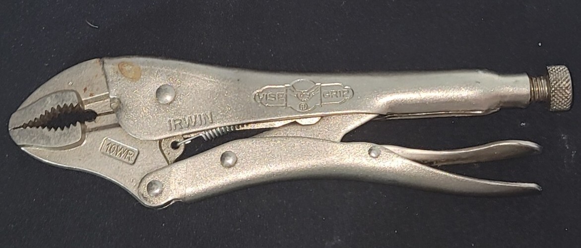 The Original VISE GRIP 10" Curved Jaw Locking Pliers IRWIN 10WR | eBay