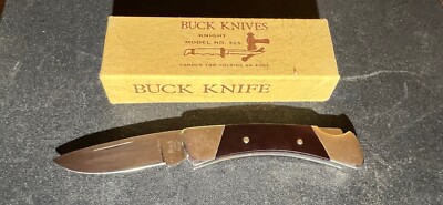 USA Vintage Buck 505 Knife Script Lockback Pocket Knife | eBay
