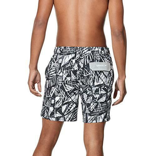 Speedo Men's Standard Swim Trunk Mid Length Redondo Printed, Triangle ...