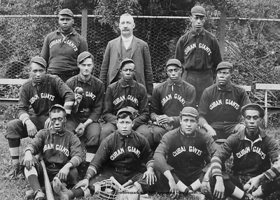 1903 Cuban X Giants Team PHOTO Negro League Baseball Team Black Players ...