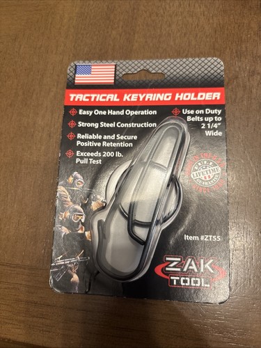 Zak Tool ZT55 Tactical Stealth Police 2.25" Key Ring Holder, Black | eBay