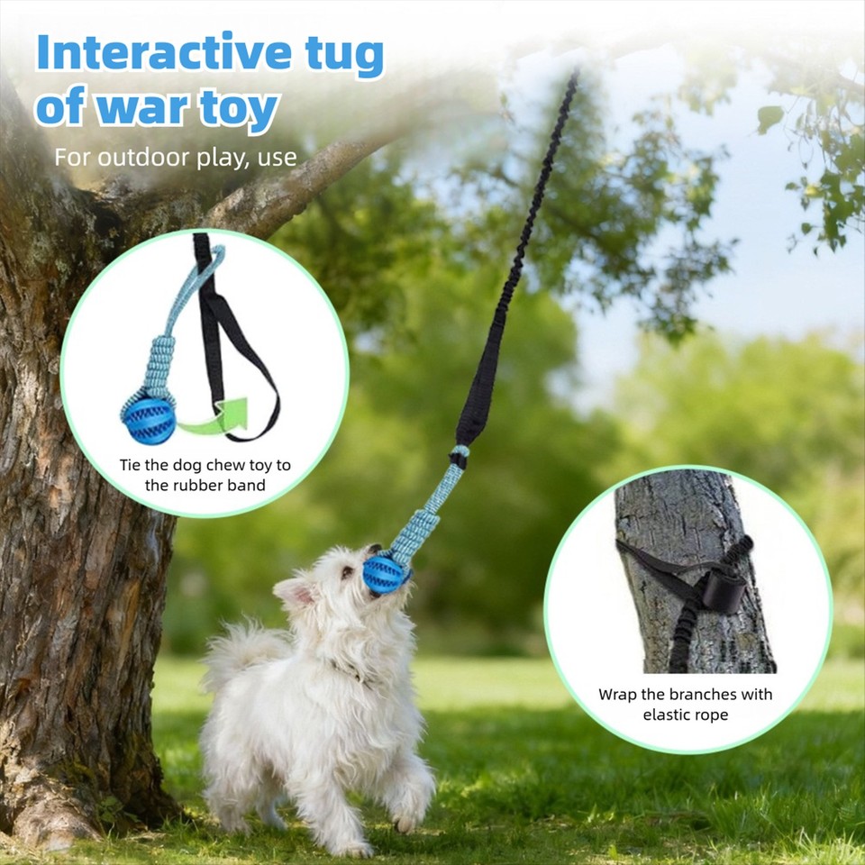 Dog Hanging Interactive Tug Toys Interactive Dog Pull Chew Toys With ...