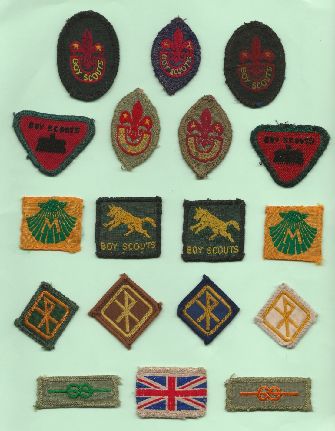 Pre APR Boy Scout / Wolf Cub - Badge Collection x 18 | eBay UK