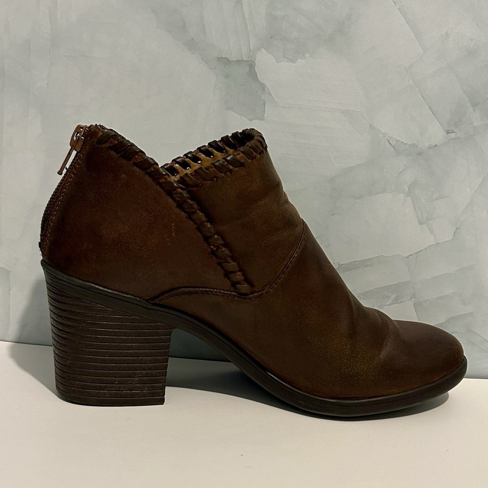 Eurosoft by Sofft Ora Cognac Ankle Boot Bootie Heel Shoe 7.5 WITH BOX ...