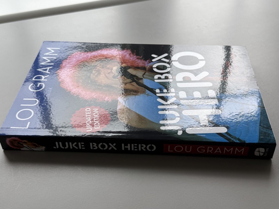 Autographed Foreigner lead singer Lou Gramm Signed Juke Box Hero book ...