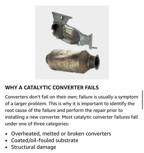 Walker Ultra EPA 16448 Direct Fit Catalytic Converter 2.25"Outlet (OD ...