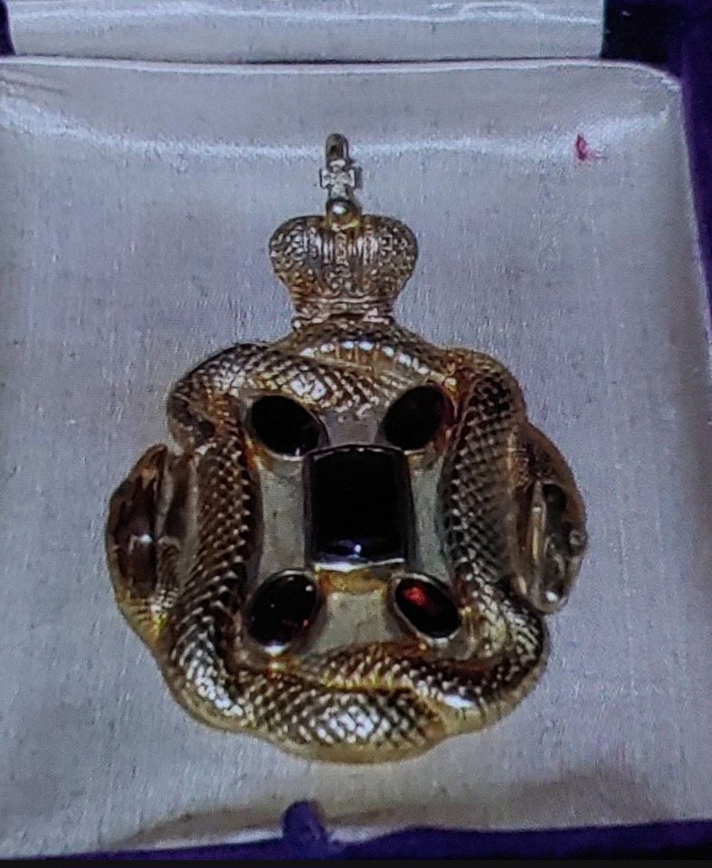 (Karl Faberge 84) Antique Rare Faberge KF 18k FieldGold/Silver ...
