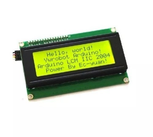 IIC/I2C/TWI/SP I Serial 2004 20X4 Character LCD Module Display Yellow # ...