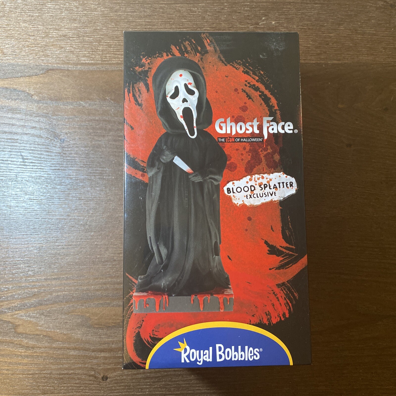 SCREAM HALLOWEEN HORROR NECA Royal Bobbles Ghost Face Blood Splatter ...