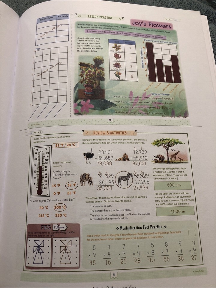 Good And The Beautiful Math 3: Answer Key | eBay
