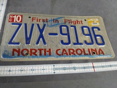2010 First In Flight License Plate | eBay