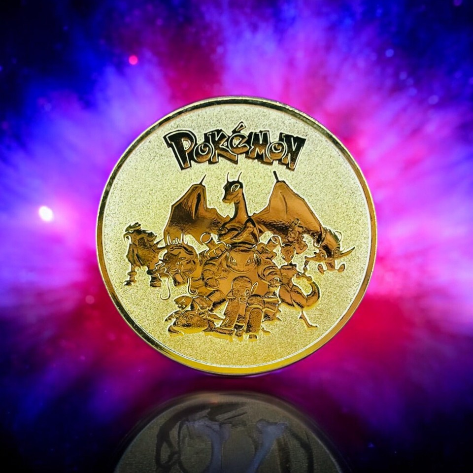 Pokemon Mewtwo Collectible Coin - Gold Metal Medallion | eBay