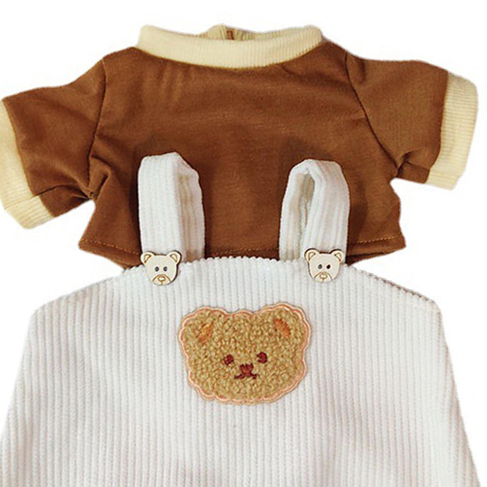 Plush Doll Clothes for 38cm Stuffed Animals Clothes Stylish Comfortable ...