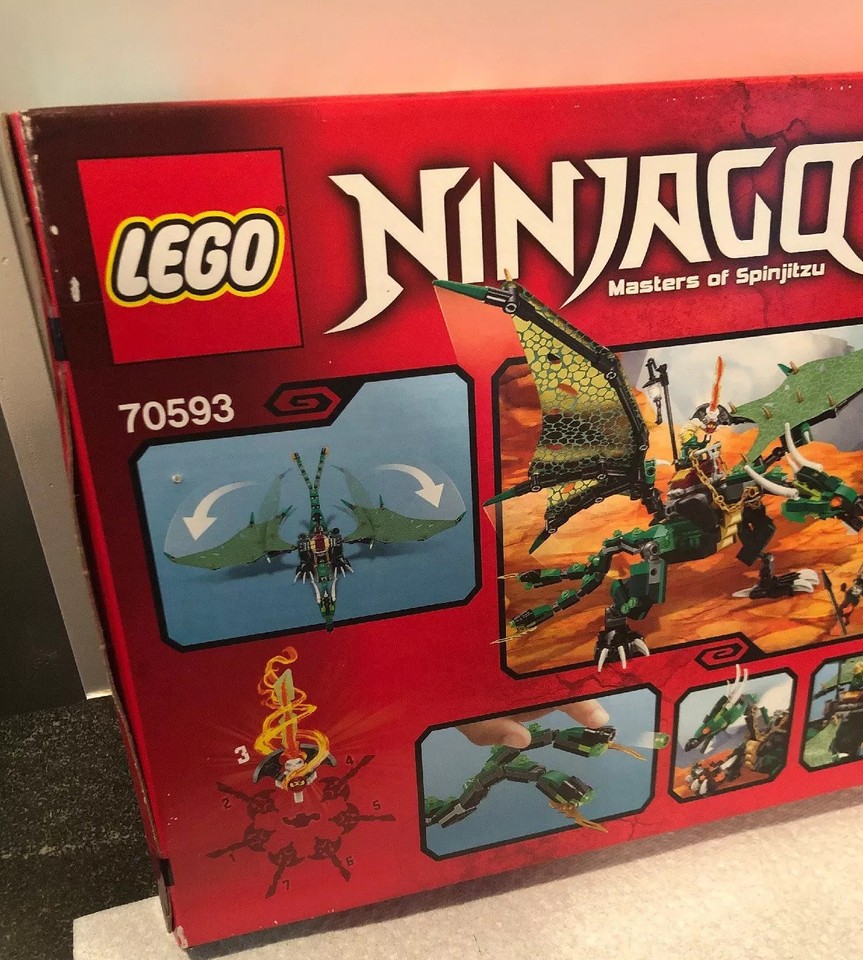 LEGO 70593 NINJAGO - THE GREEN NRG DRAGON * NEW * IN SEALED BOX ...