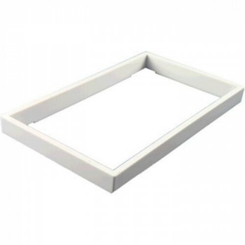 White 2 gang 12 mm Double Outlet Back Box spacer Square Corner Design ...