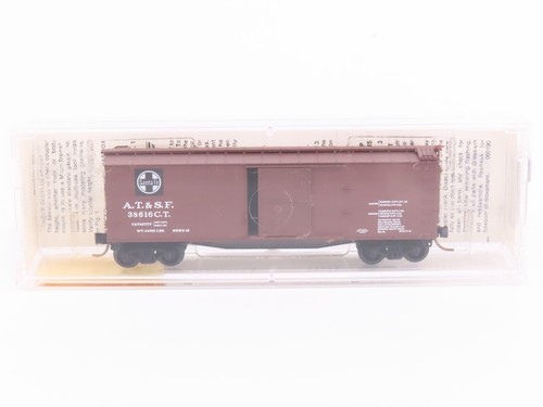 N Scale Kadee Micro-Trains MTL 39060 ATSF Santa Fe Railroad 40' Box Car ...
