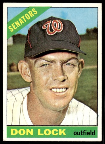 1966 Topps Don Lock + Washington Senators #165 | eBay