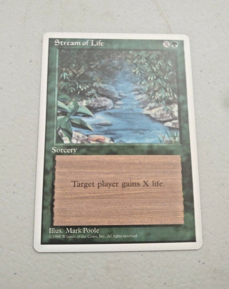 MTG Stream of Life Fourth Edition 272/379 Regular Common NOS See ...
