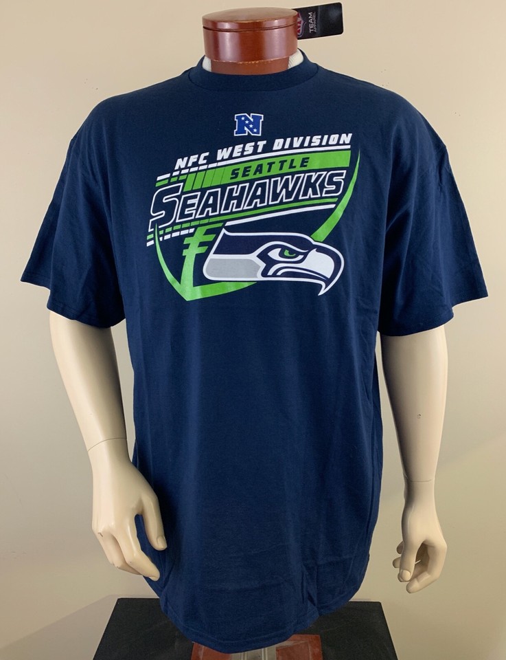 MAJESTIC Men's NFL Seattle Seahawks NFC West 2018 Schedule T-Shirt Size ...