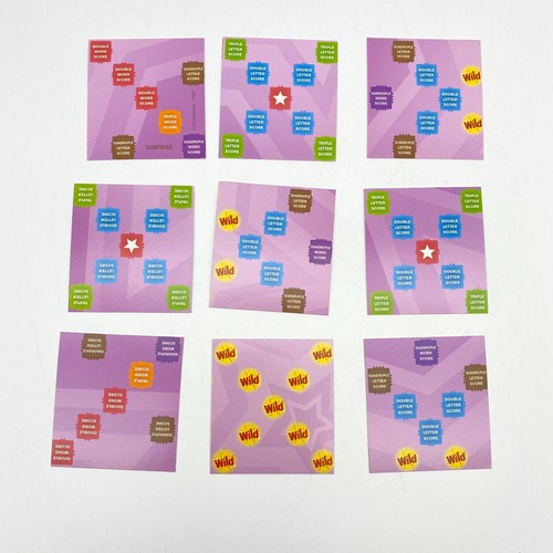 Scrabble Switch-Up 9 Mini Boards Hasbro 2009 Replacement Pieces Parts ...