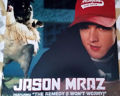 Jason Mraz *AUTOGRAPHED* Waiting for My Rocket to Come 2 x 2 promo ...