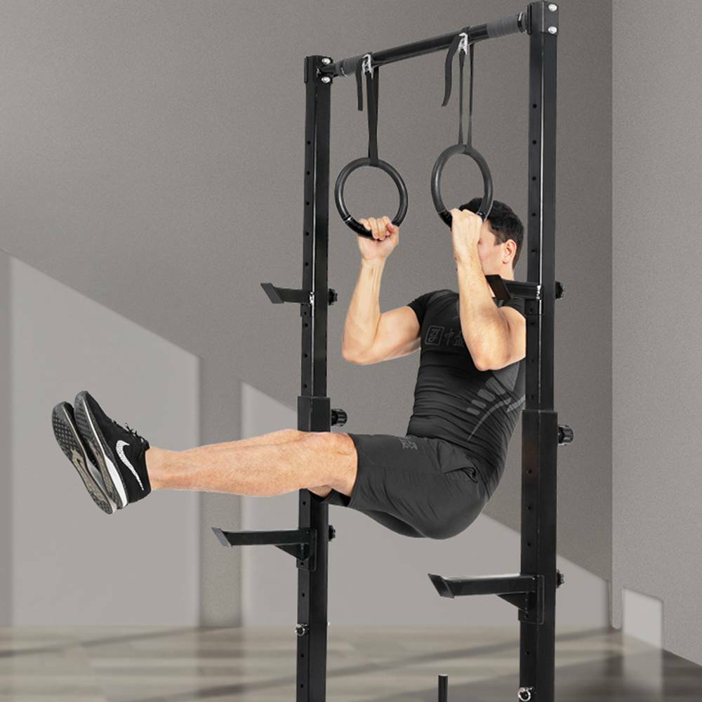 Fitness Home Gym Gymnastic Rings with Straps Gym Strength Training Pull ...