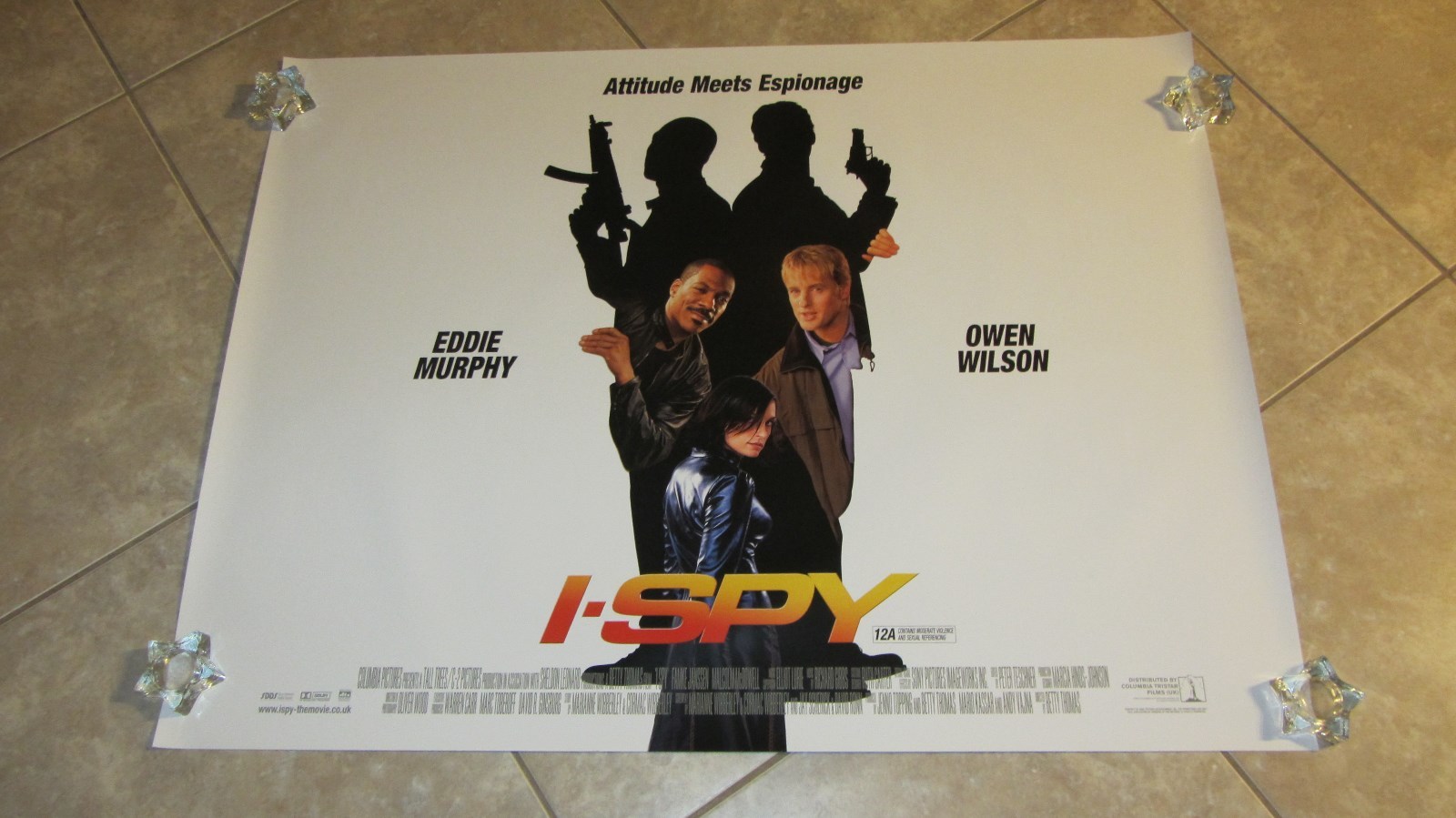 I SPY movie poster EDDIE MURPHY poster, OWEN WILSON poster | eBay