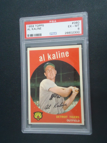 Al Kaline 1959 TOPPS CARD #360 - PSA 6 | eBay