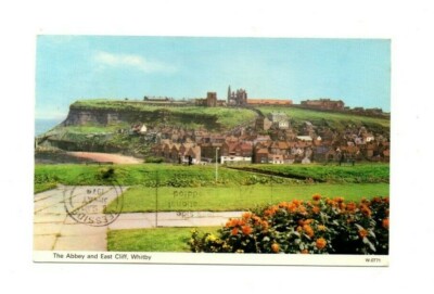 Yorkshire - Whitby, The Abbey & East Cliff - Postcard Franked 1974 ...