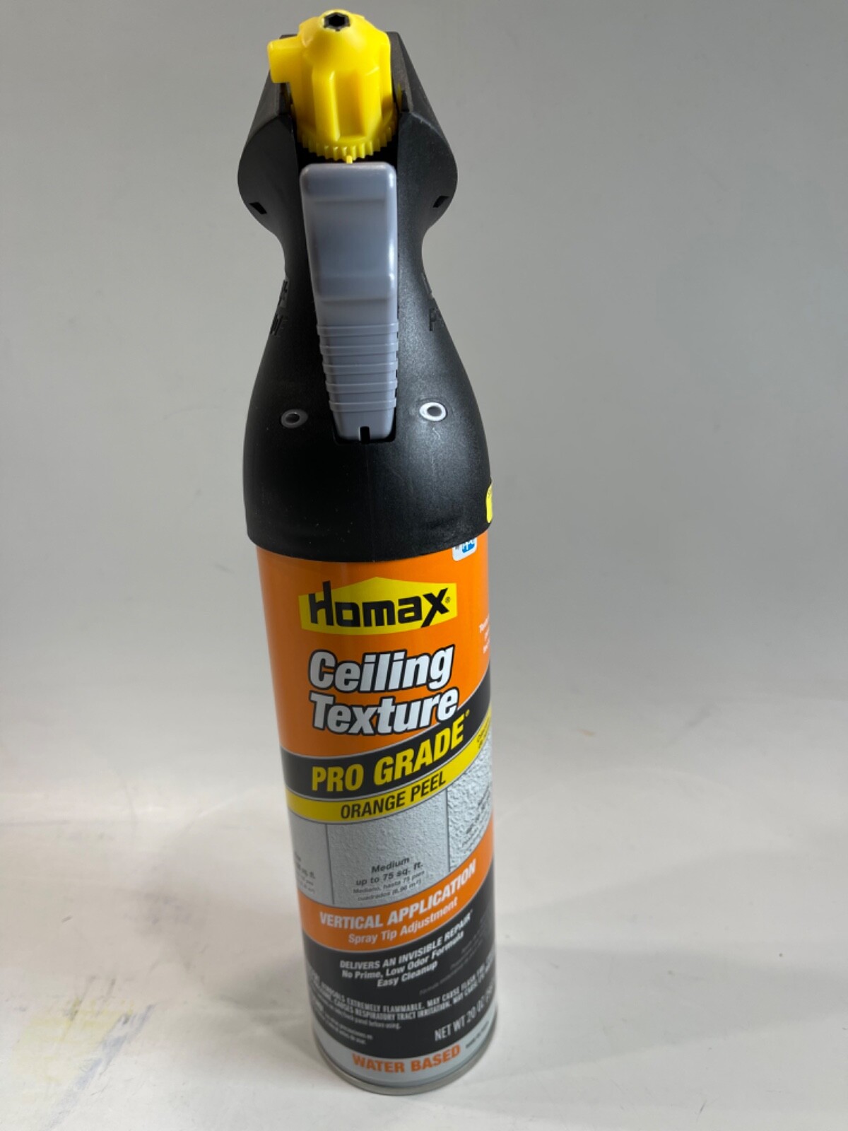 Homax Pro Grade CEILING TEXTURE 20 oz Flat White Orange Peel Vertical ...