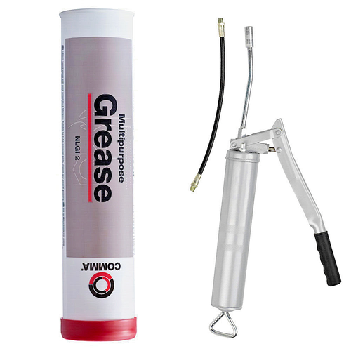 Heavy-Duty Grease Gun Kit + Comma Lithium Grease Cartridge 400g ...