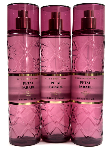 NEW 3 BATH & BODY WORKS PETAL PARADE FINE FRAGRANCE MIST BODY SPRAY 8 ...