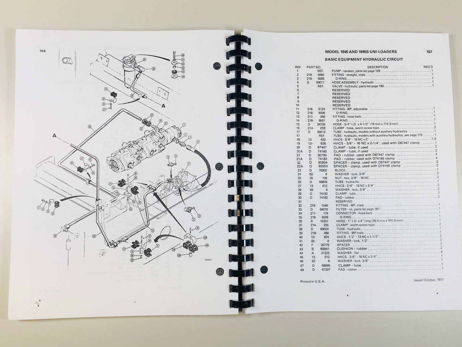 Case 1845 1845S Uni-Loader Parts Manual Catalog Skid Steer Assembly | eBay