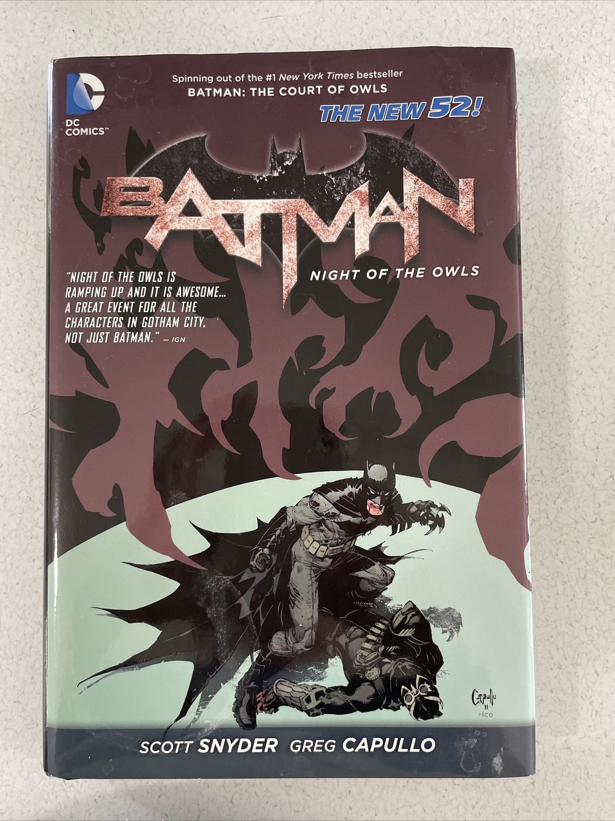 Batman: Night of the Owls (DC Comics, April 2013) 9781401237738| eBay