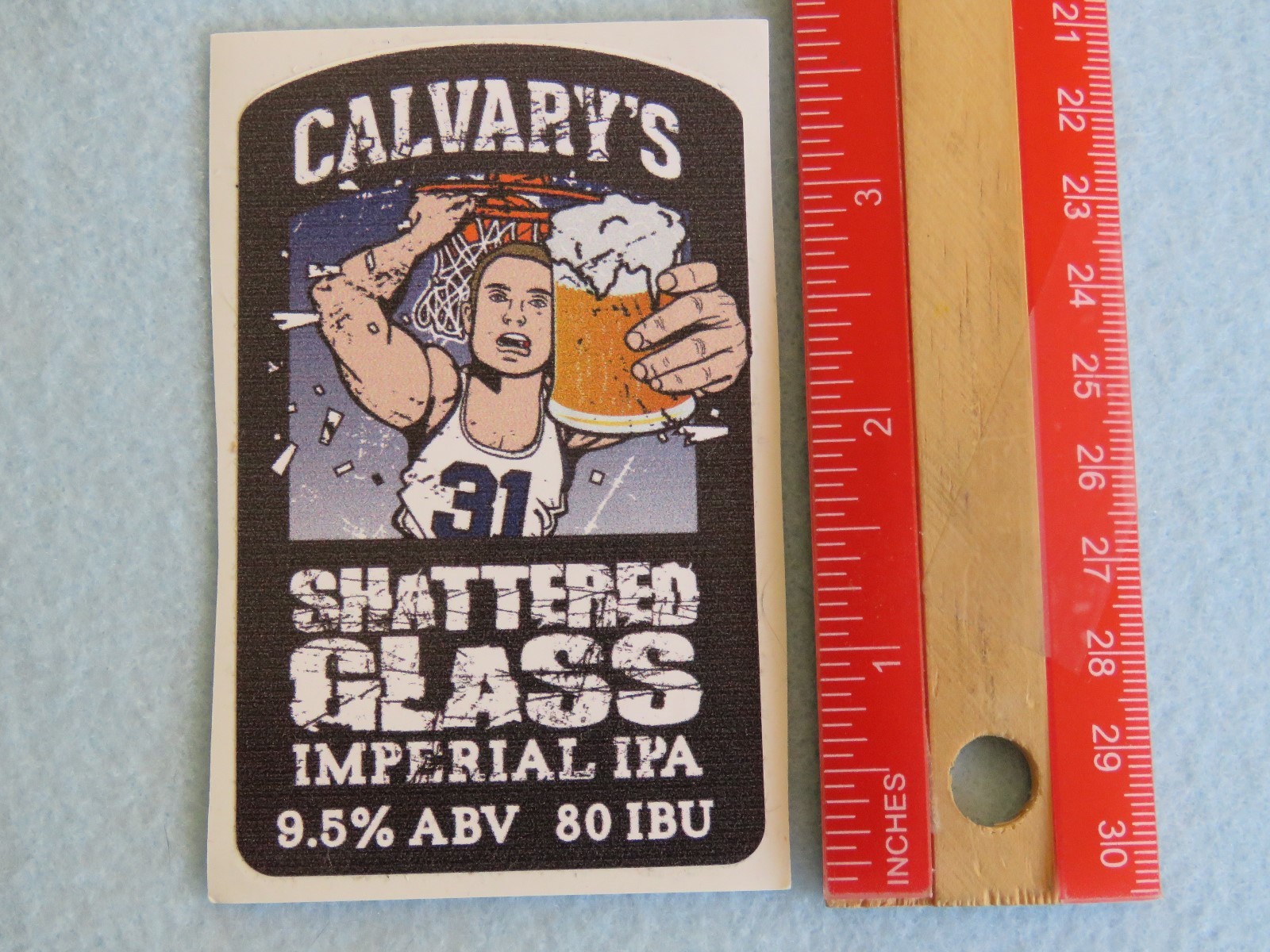 Bier Aufkleber ~ WADDELL'S Gär Co Shattered Glas 2x Ipa ~ Spokane ...